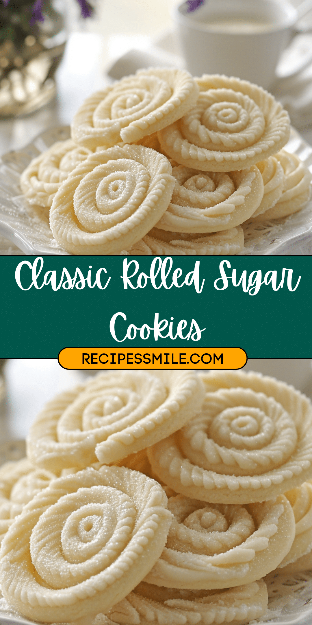 Classic Rolled Sugar Cookies - Recipes Smile