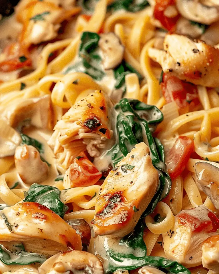 Creamy Tuscan Chicken Pasta - Recipes Smile