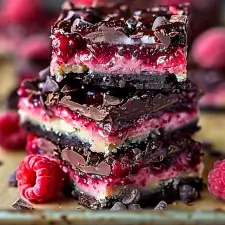 Dark Chocolate Raspberry Pie Bars - Recipes Smile