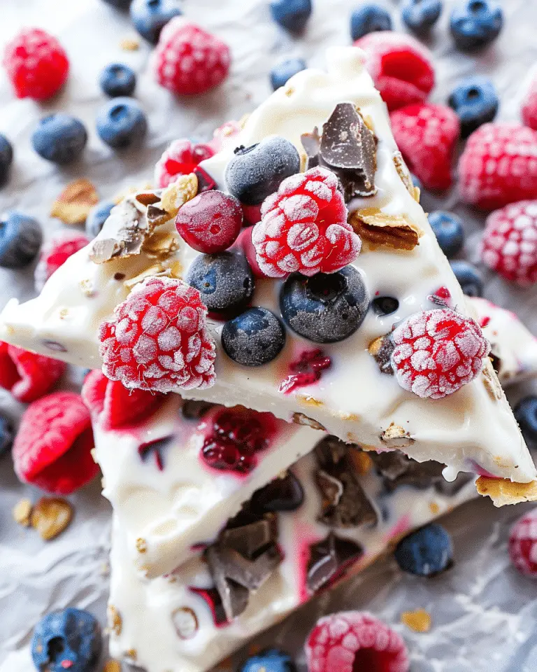 Frozen Yogurt Bark - Recipes Smile
