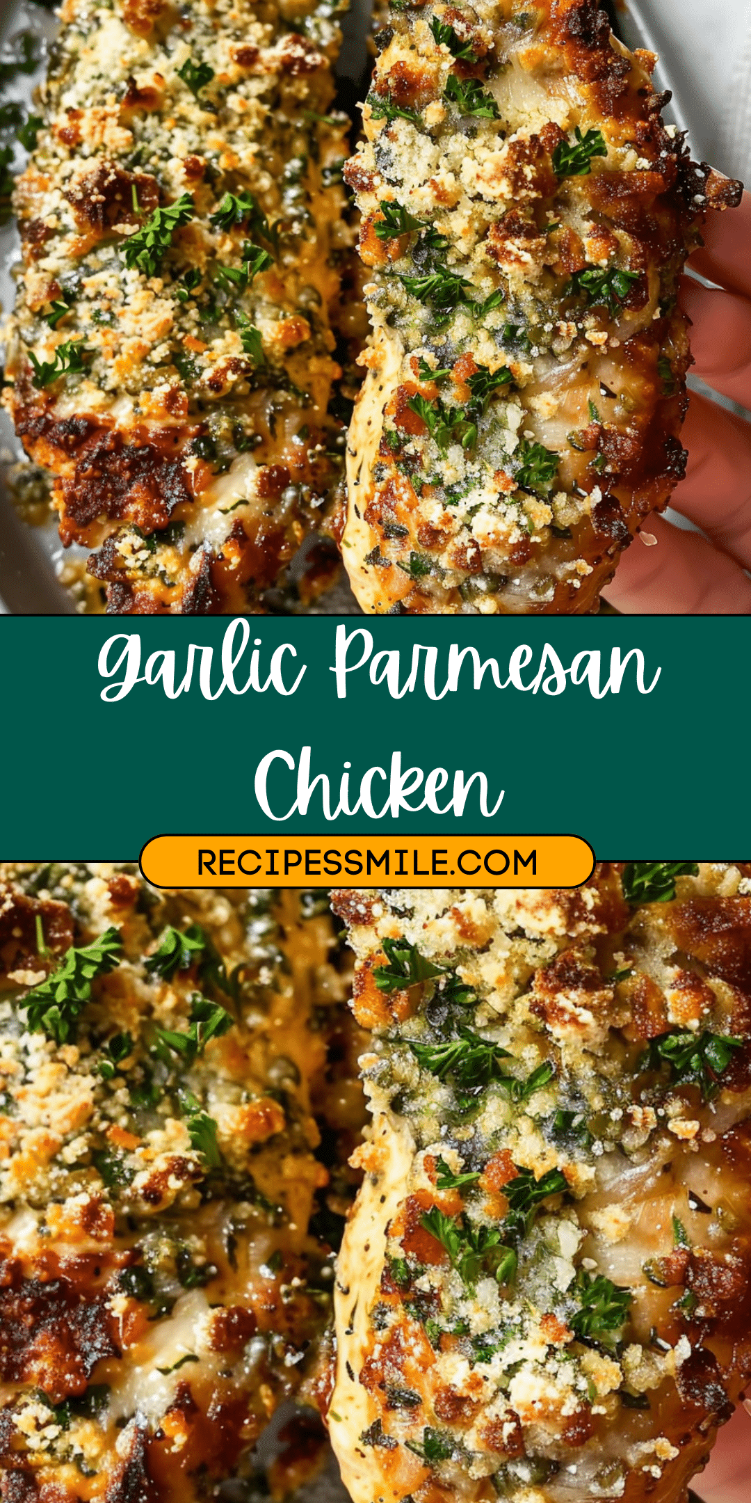 Garlic Parmesan Chicken - Recipes Smile