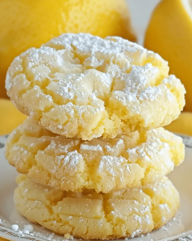Lemon Gooey Butter Cookies - Recipes Smile