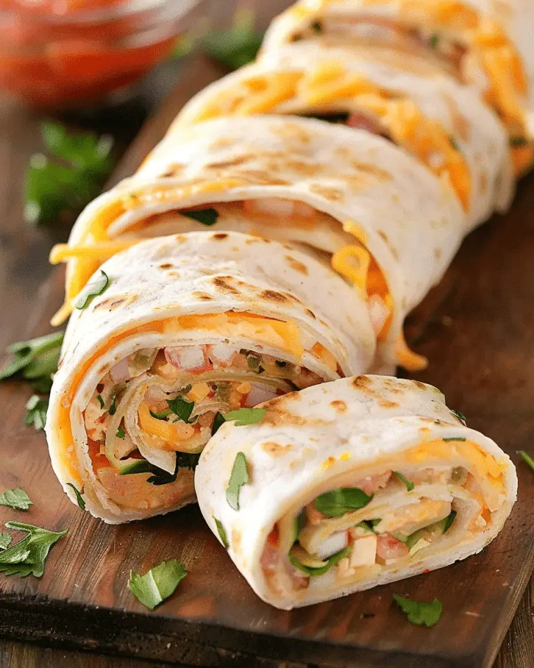 Taco Tortilla Roll-Ups - Recipes Smile