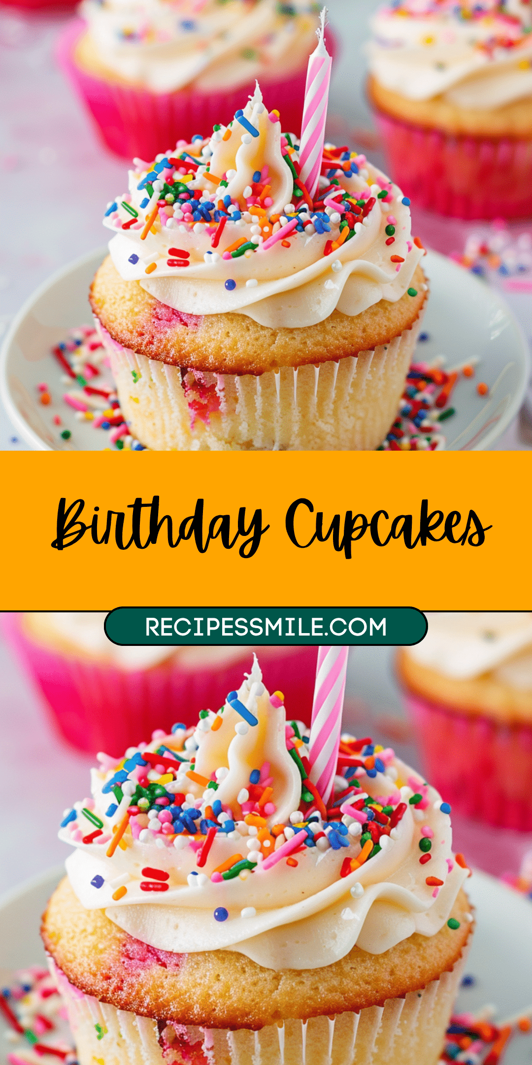 Birthday Cupcakes - Recipes Smile