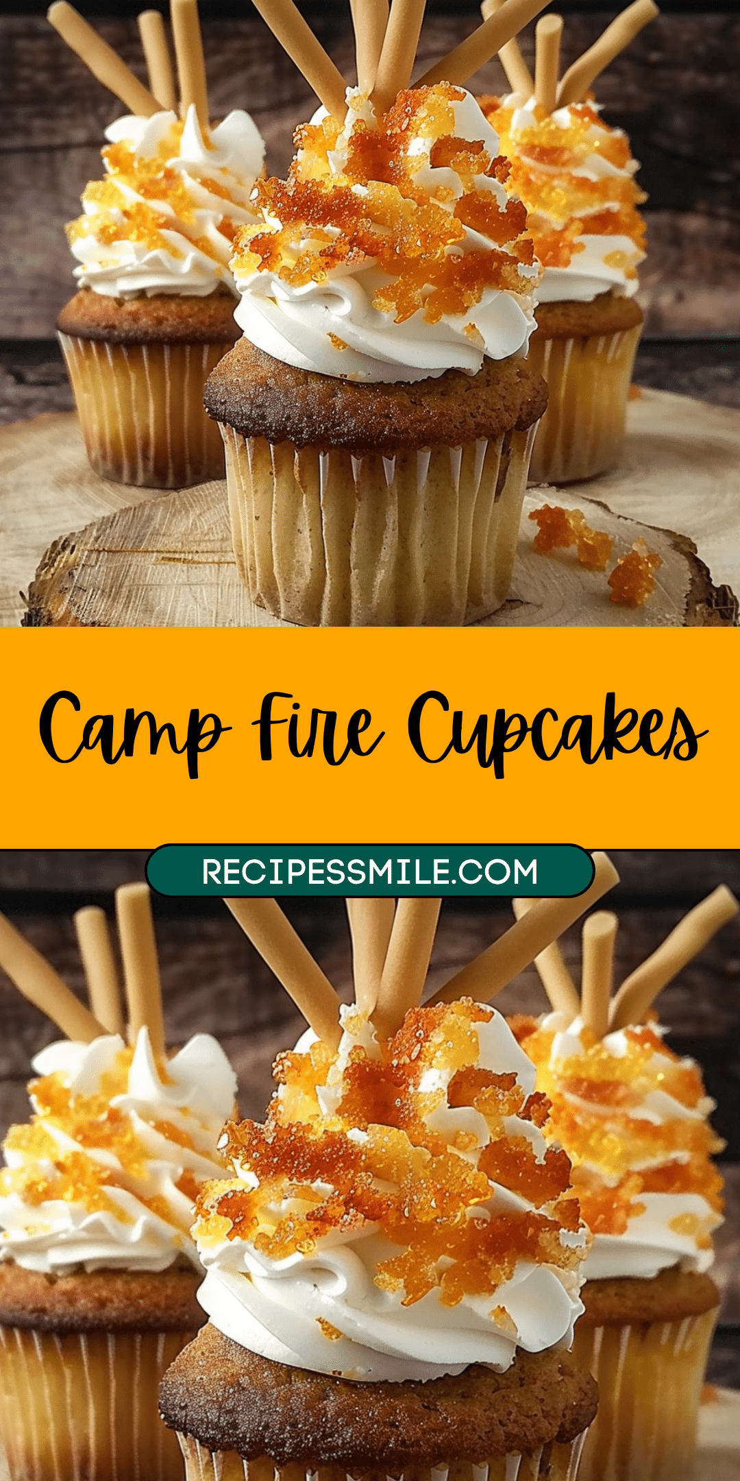 Camp Fire Cupcakes - Recipes Smile