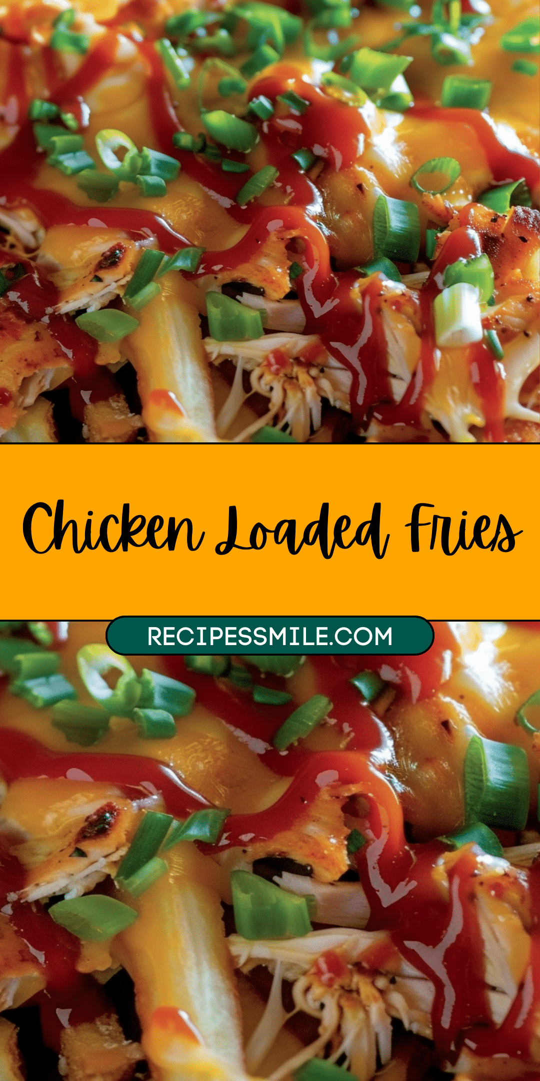 Chicken Loaded Fries - Recipes Smile