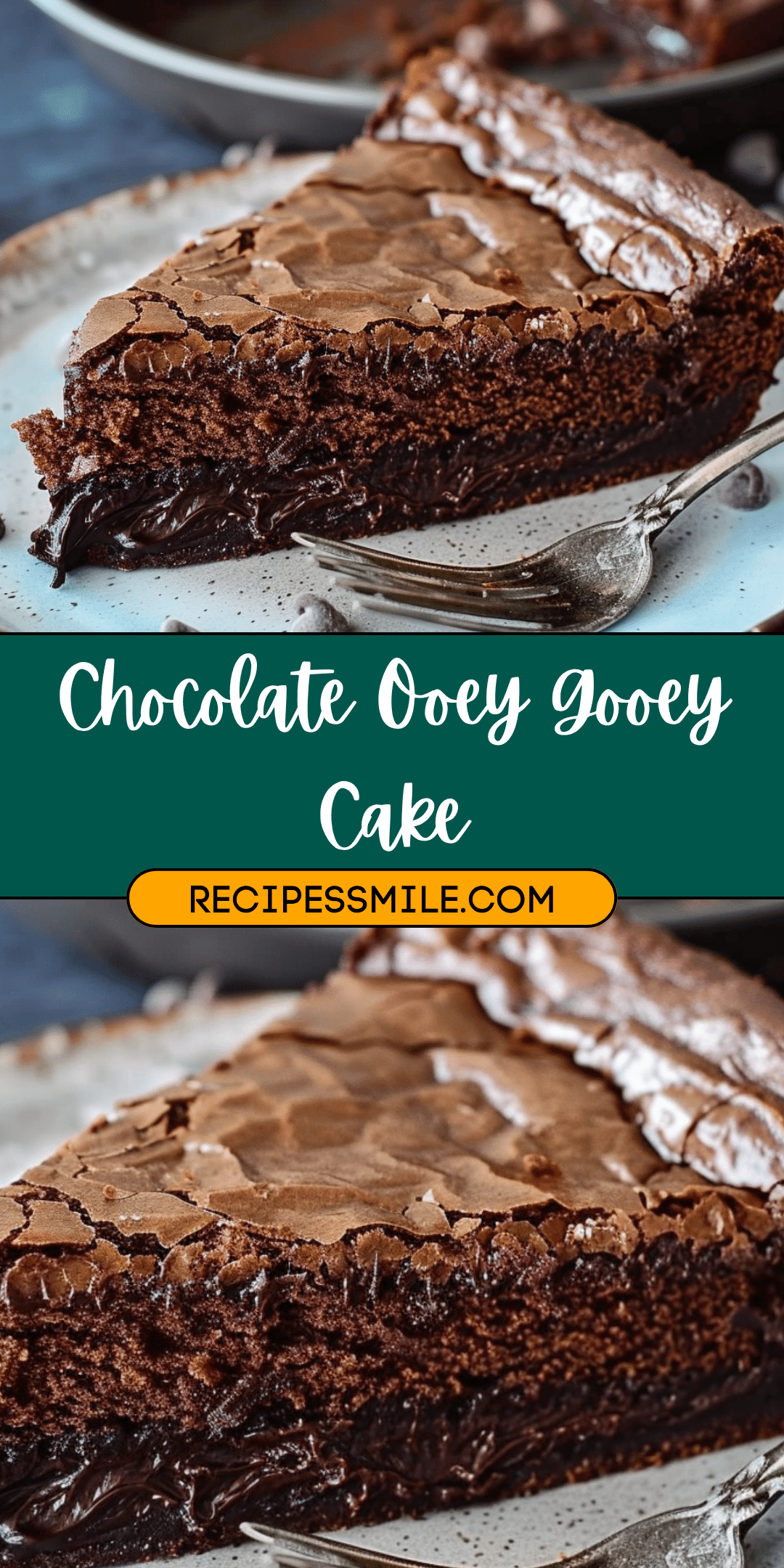 Chocolate Ooey Gooey Cake - Recipes Smile