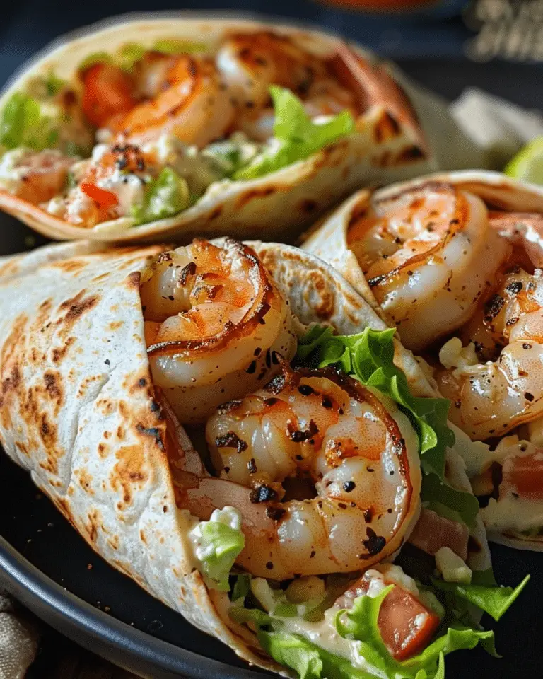 Grilled Shrimp Caesar Wraps - Recipes Smile