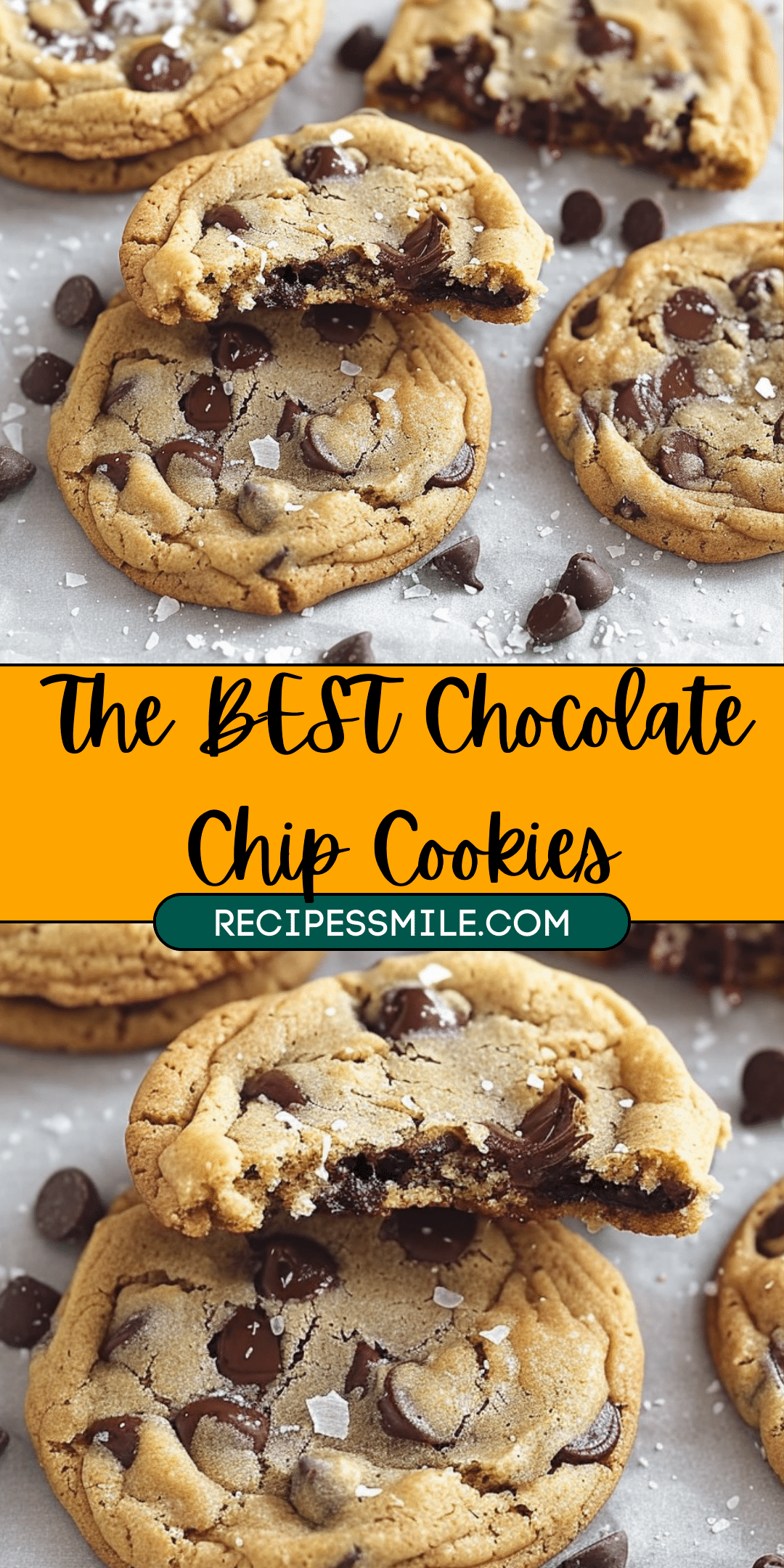 The Best Chocolate Chip Cookies - Recipes Smile