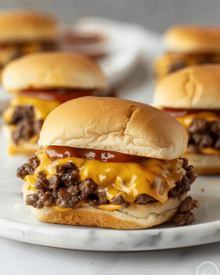 Chopped Cheeseburger Sliders - Recipes Smile