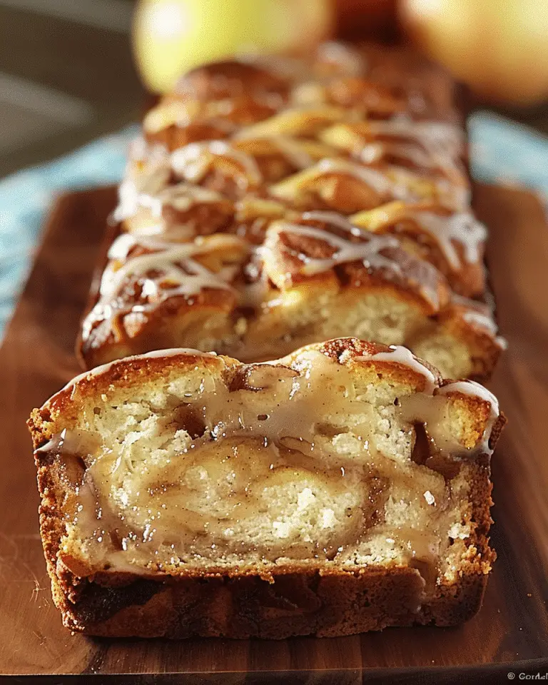 Cinnamon Swirl Apple Fritter Bread - Recipes Smile