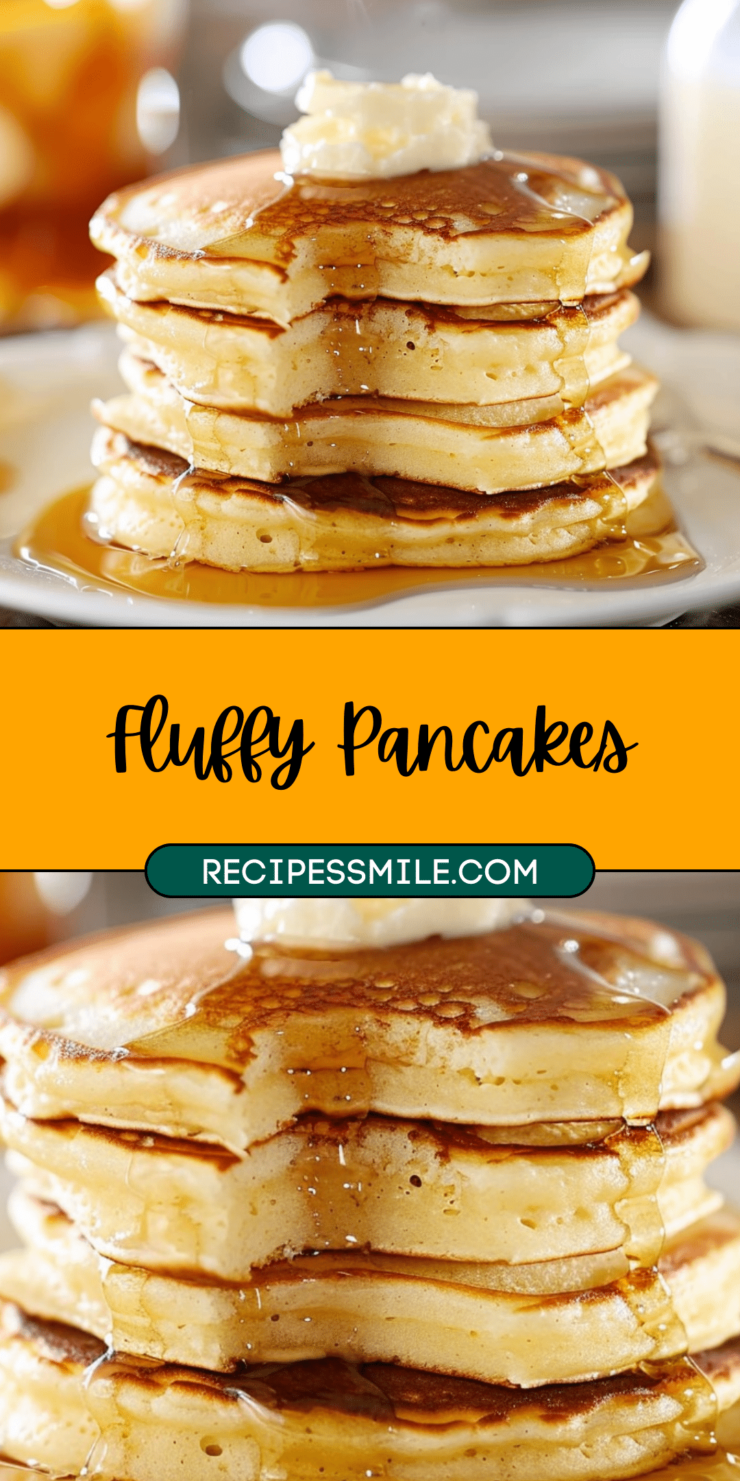 Fluffy Pancakes - Recipes Smile