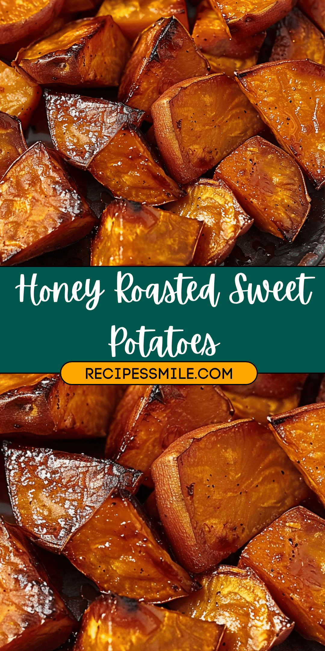 Honey Roasted Sweet Potatoes - Recipes Smile