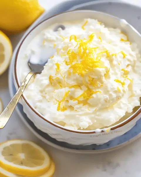 Lemon Cottage Cheese Pudding - Recipes Smile