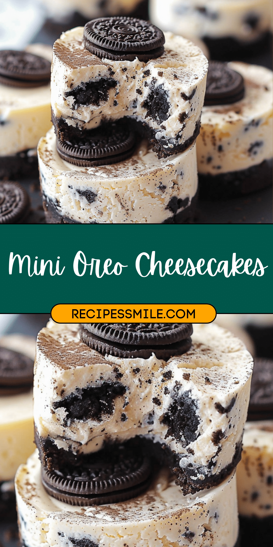 Mini Oreo Cheesecakes - Recipes Smile