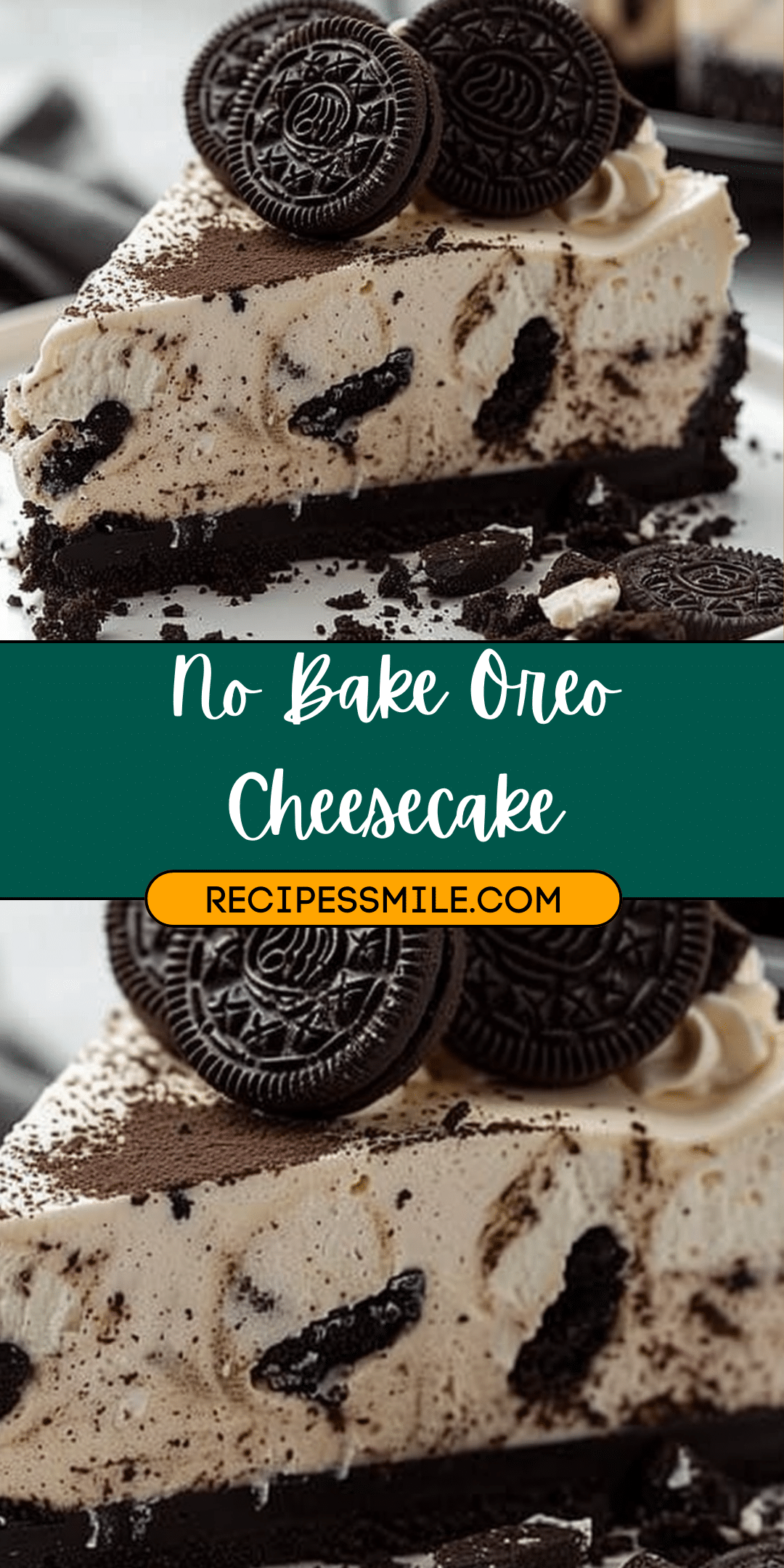 No Bake Oreos Cheesecake - Recipes Smile