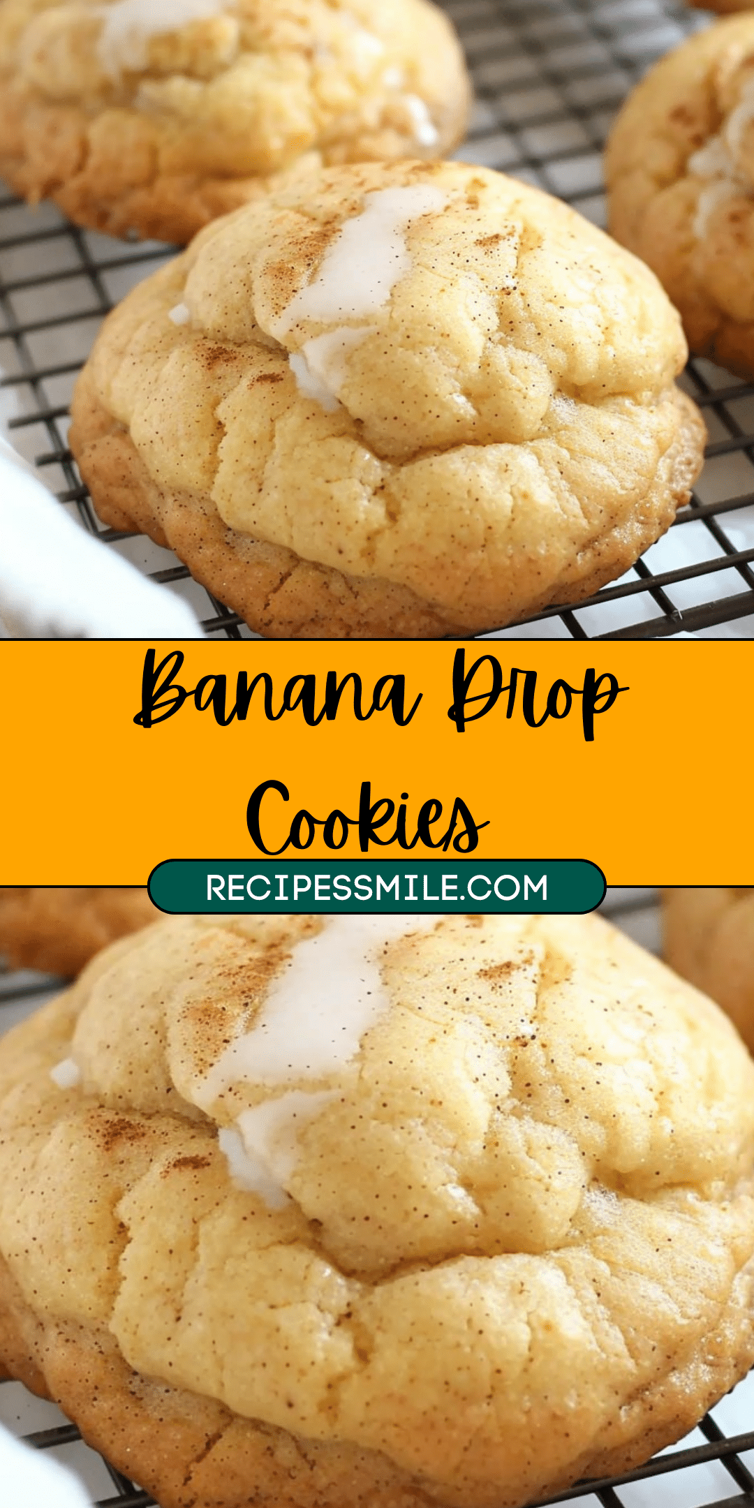 Banana Drop Cookies - Recipes Smile