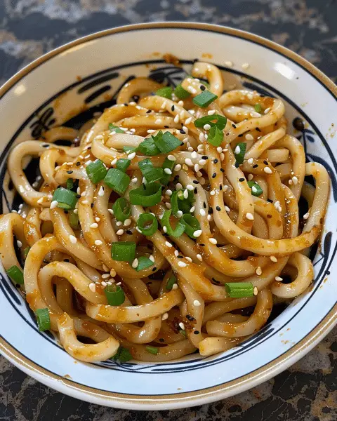 Chili Garlic Udon Noodles - Recipes Smile