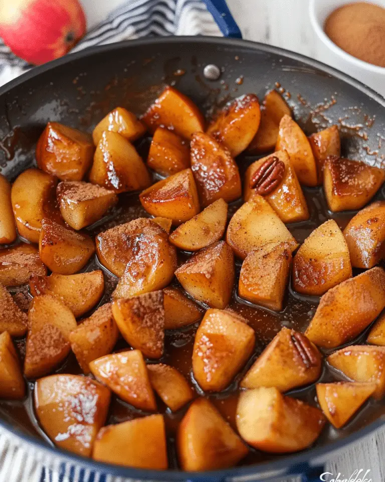 Cinnamon Fried Apples - Recipes Smile