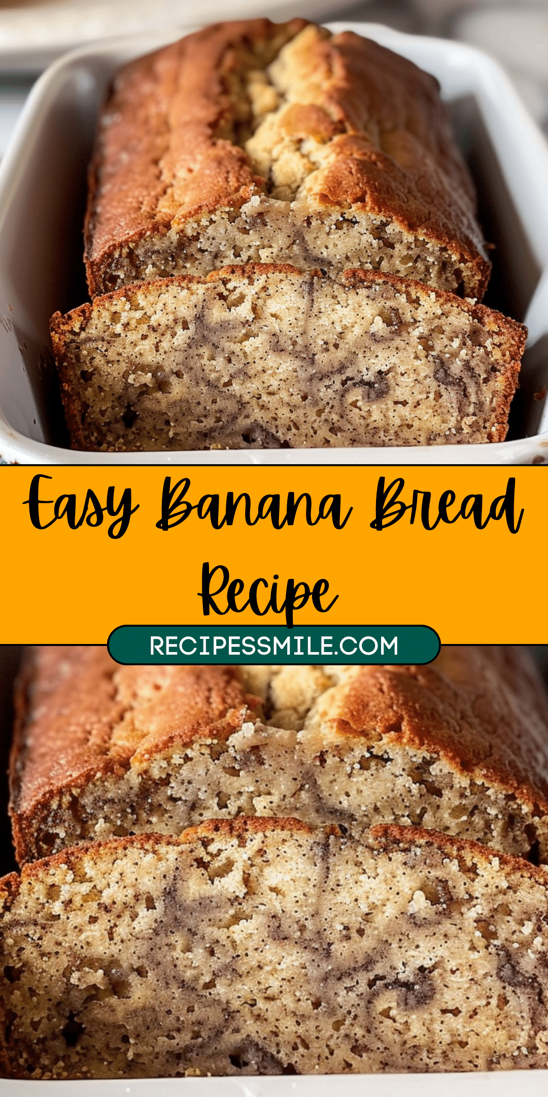 Easy Banana Bread Recipe Recipes Smile