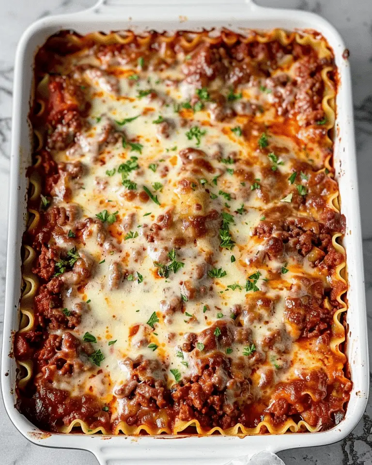 Easy Meat Lasagna - Recipes Smile