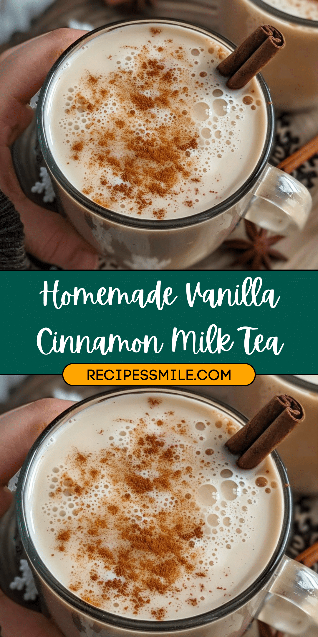 Homemade Vanilla Cinnamon Milk Tea - Recipes Smile