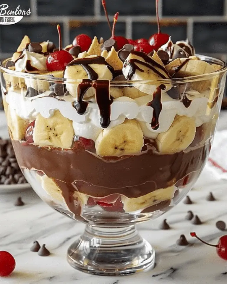 No-Bake Chocolate Banana Split Trifle - Recipes Smile