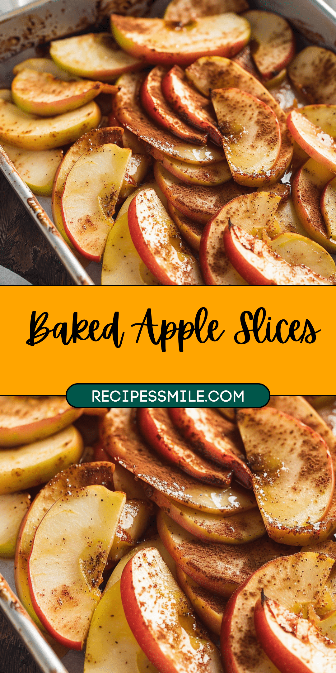 Baked Apple Slices - Recipes Smile