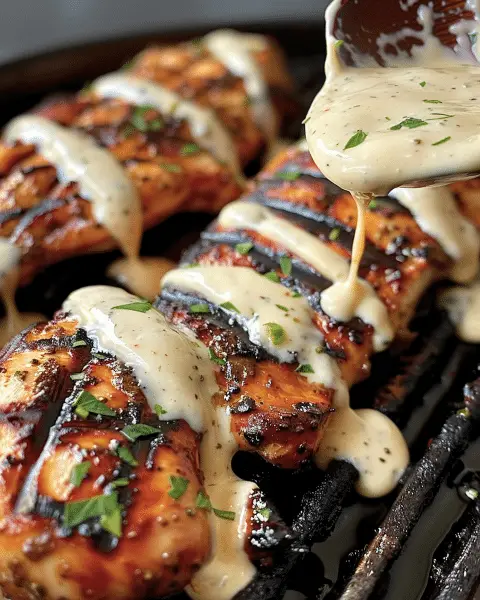 Cajun Grilled Chicken with Alabama White Sauce - Recipes Smile