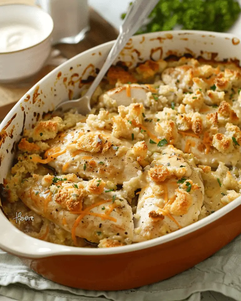 Chicken Stuffing Bake - Recipes Smile
