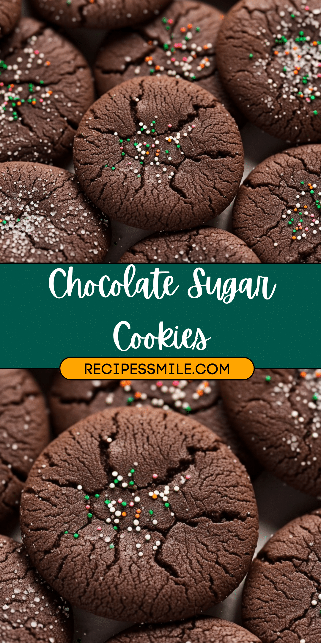 Chocolate Sugar Cookies - Recipes Smile