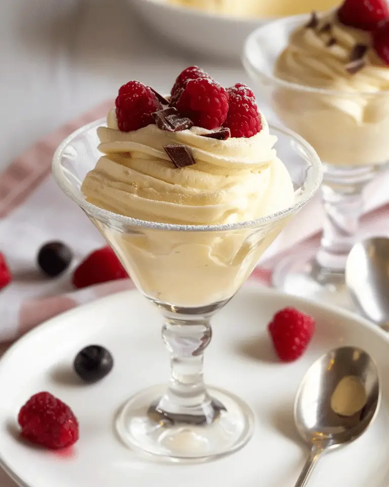 Classic French Vanilla Mousse - Recipes Smile