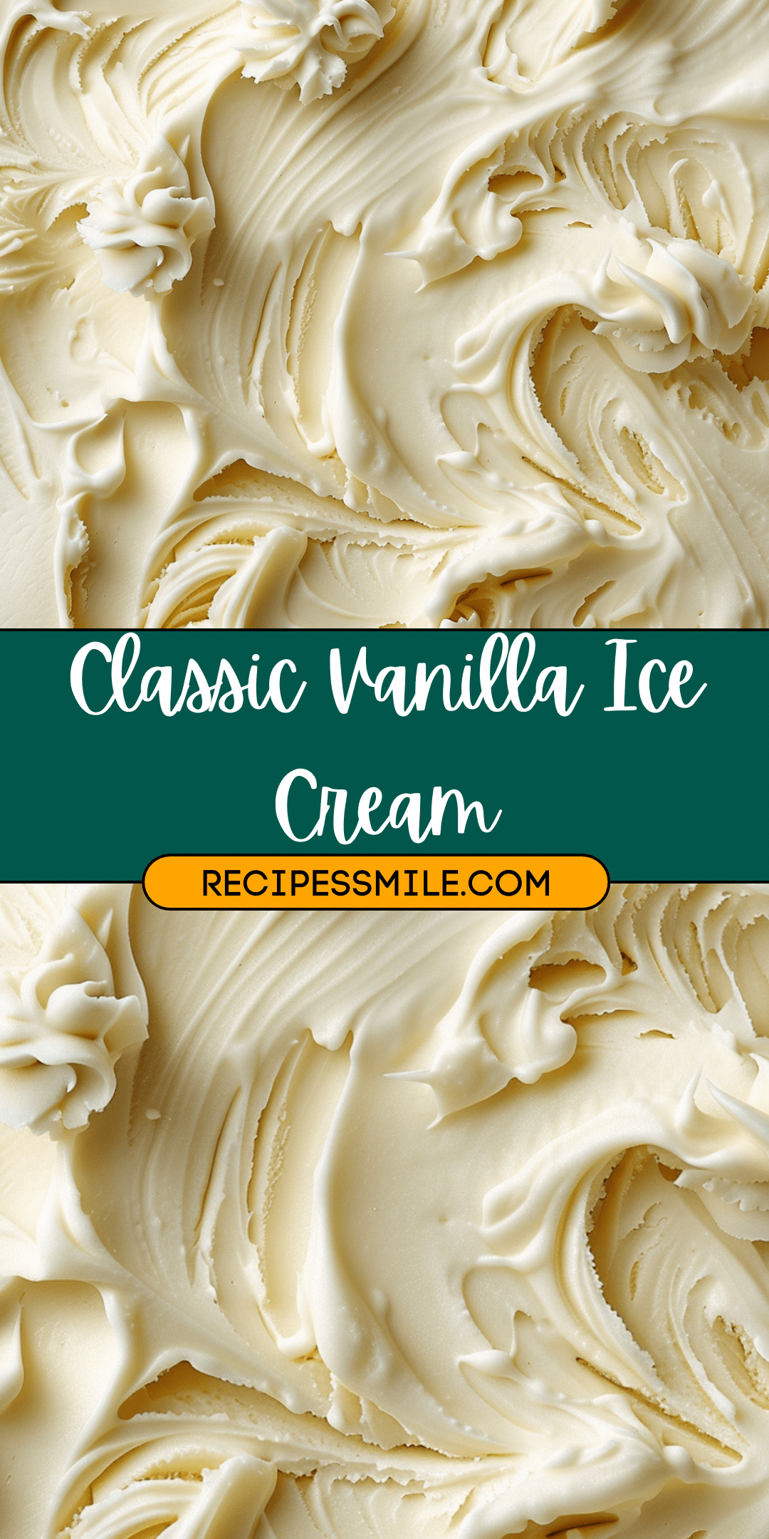 Classic Vanilla Ice Cream - Recipes Smile