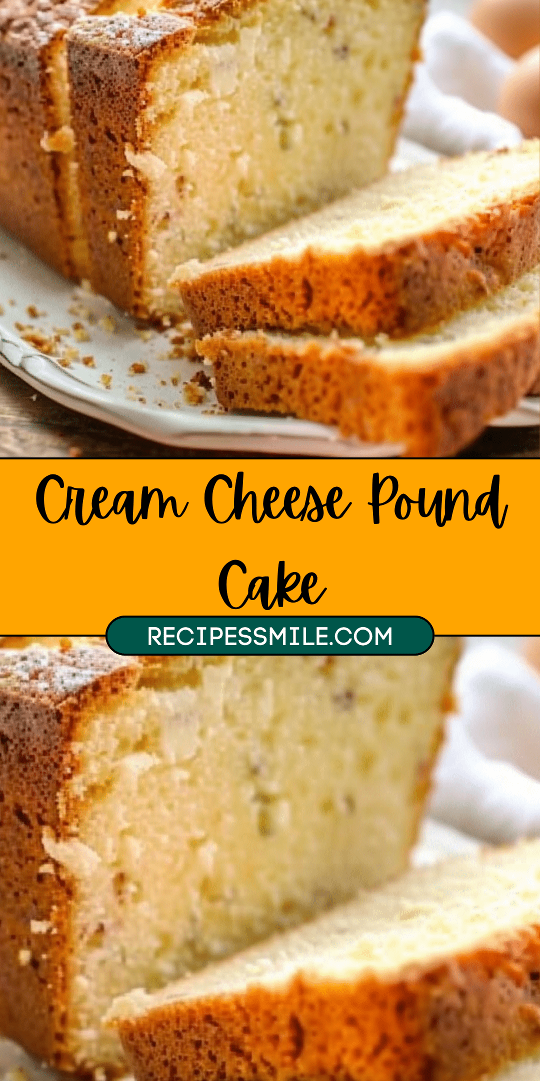Cream Cheese Pound Cake - Recipes Smile