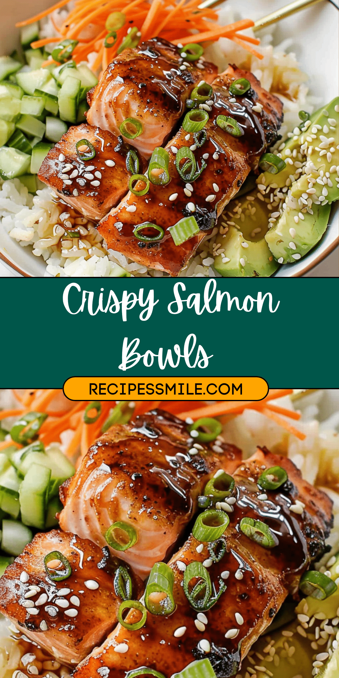 Crispy Salmon Bowls - Recipes Smile