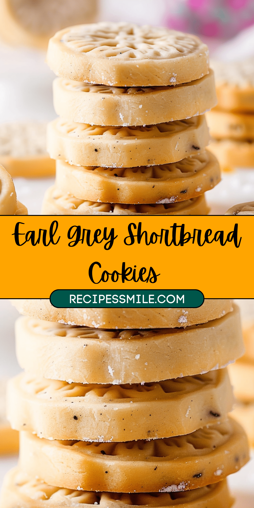 Earl Grey Shortbread Cookies - Recipes Smile