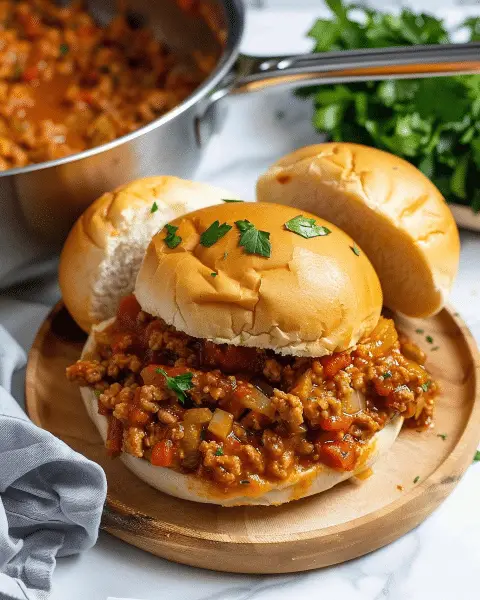 Easy Ground Turkey Sloppy Joes - Recipes Smile