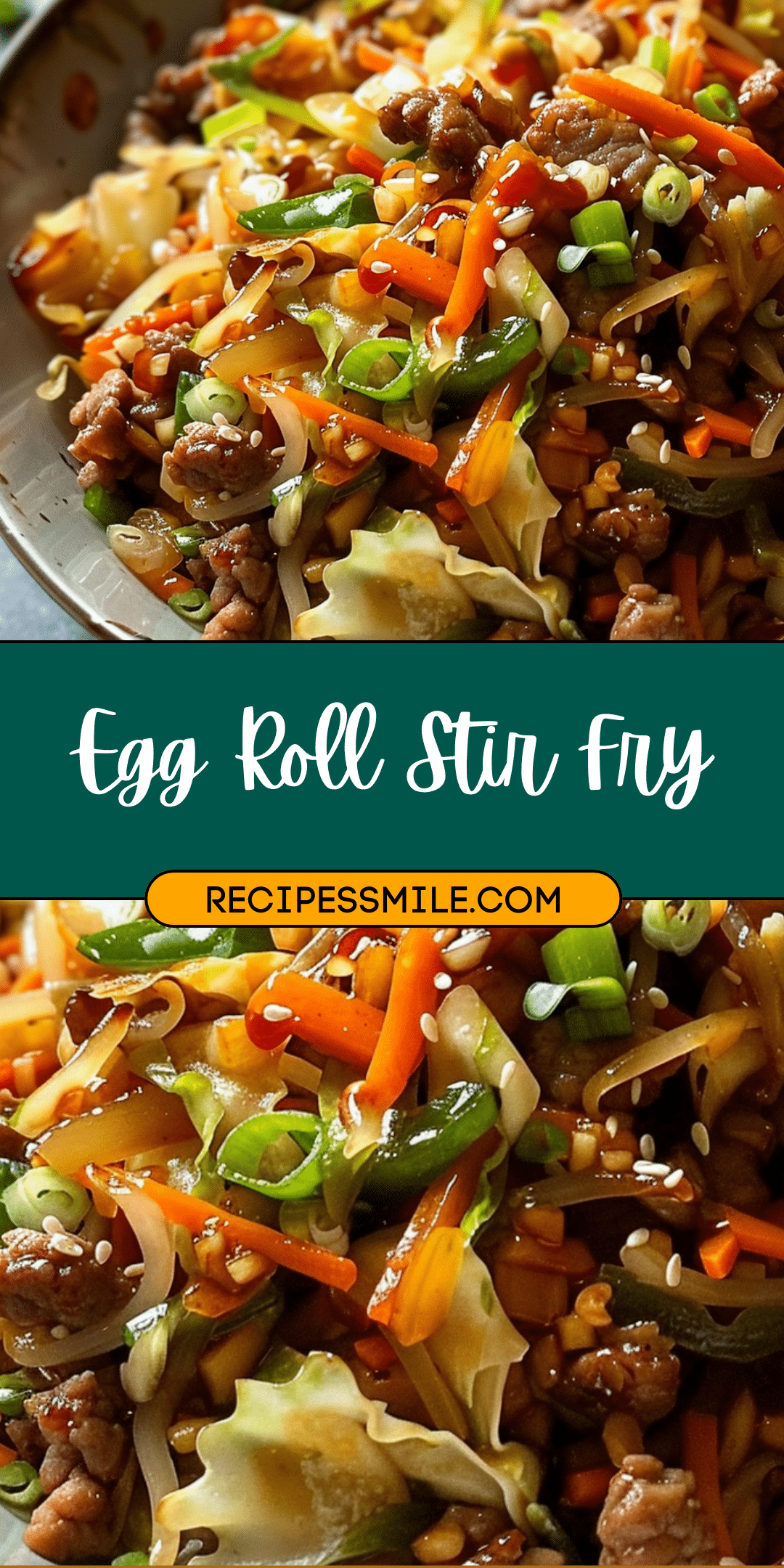 Egg Roll Stir Fry - Recipes Smile