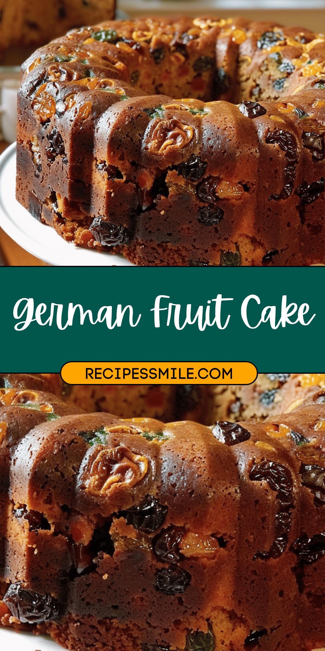 German Fruit Cake - Recipes Smile