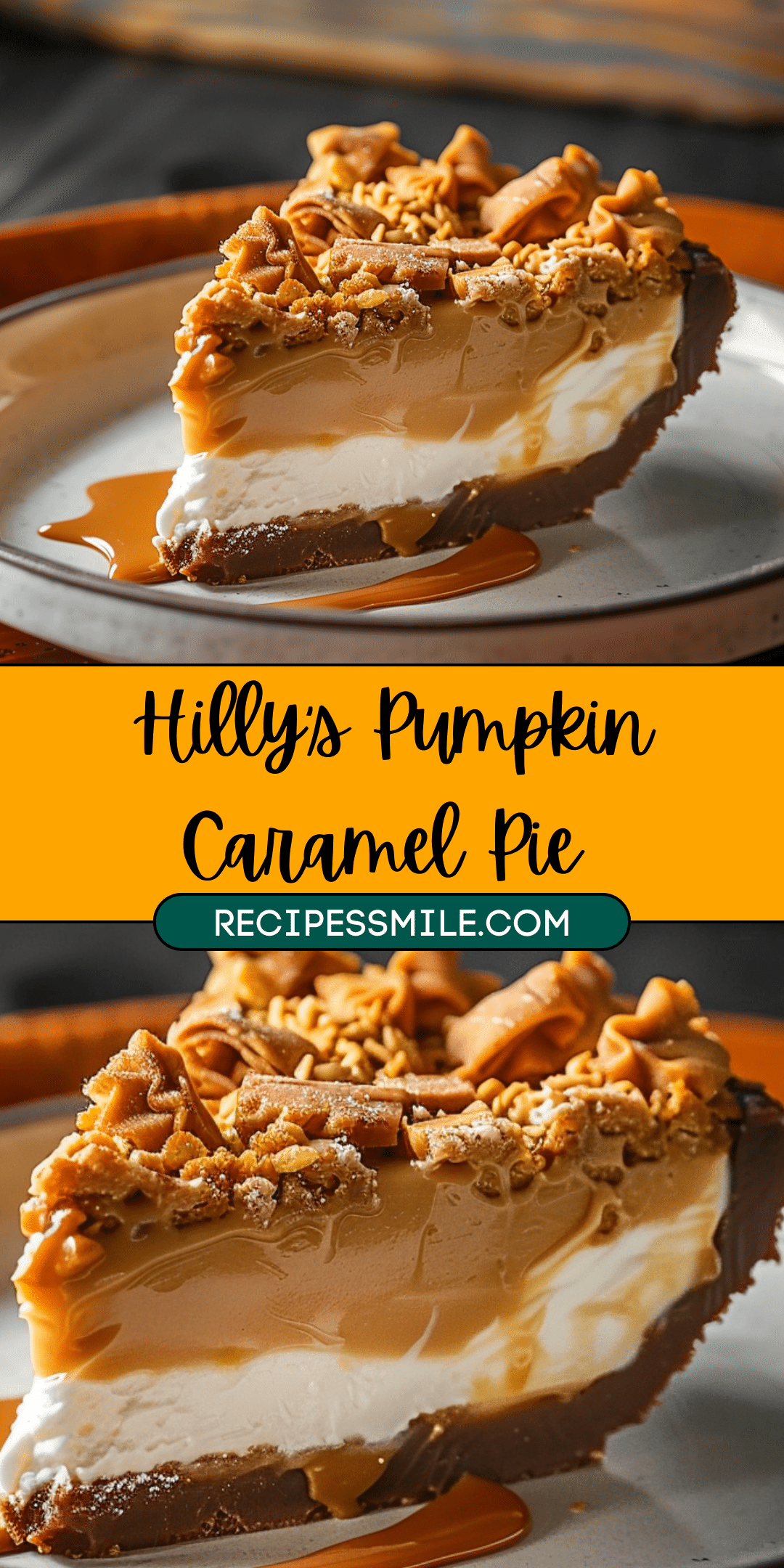 Hilly’s Pumpkin Caramel Pie - Recipes Smile