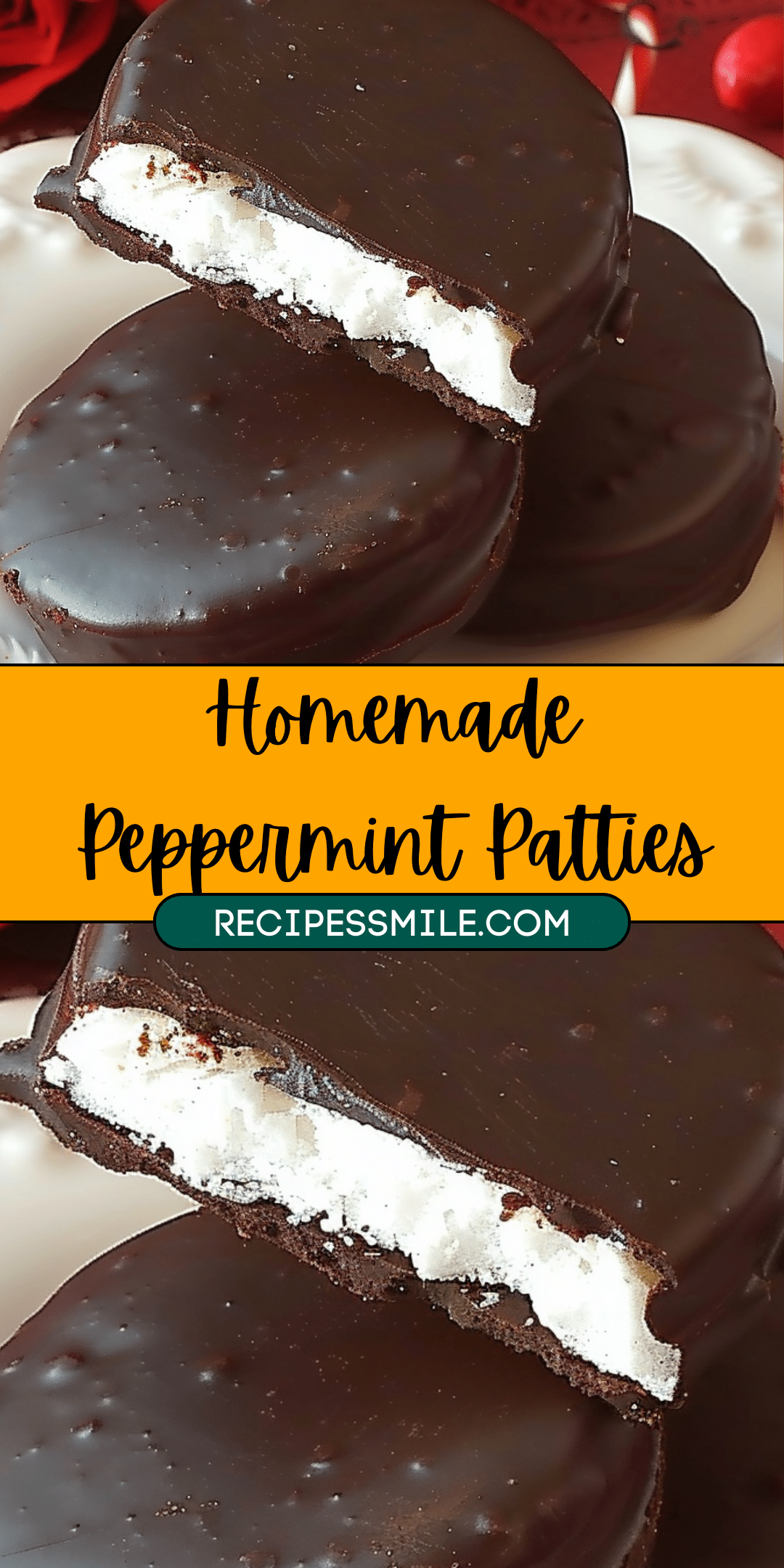 Homemade Peppermint Patties - Recipes Smile