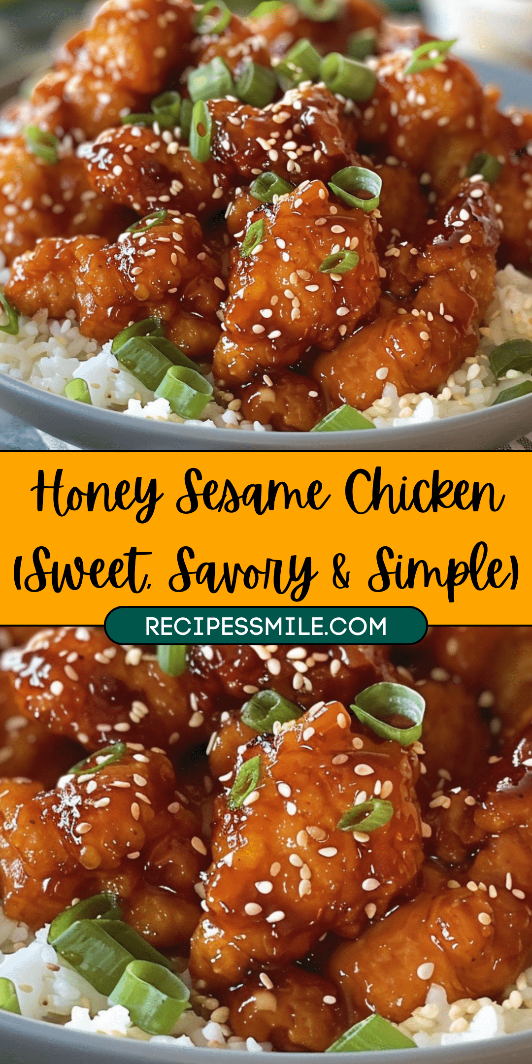 Honey Sesame Chicken (Sweet, Savory & Simple) - Recipes Smile
