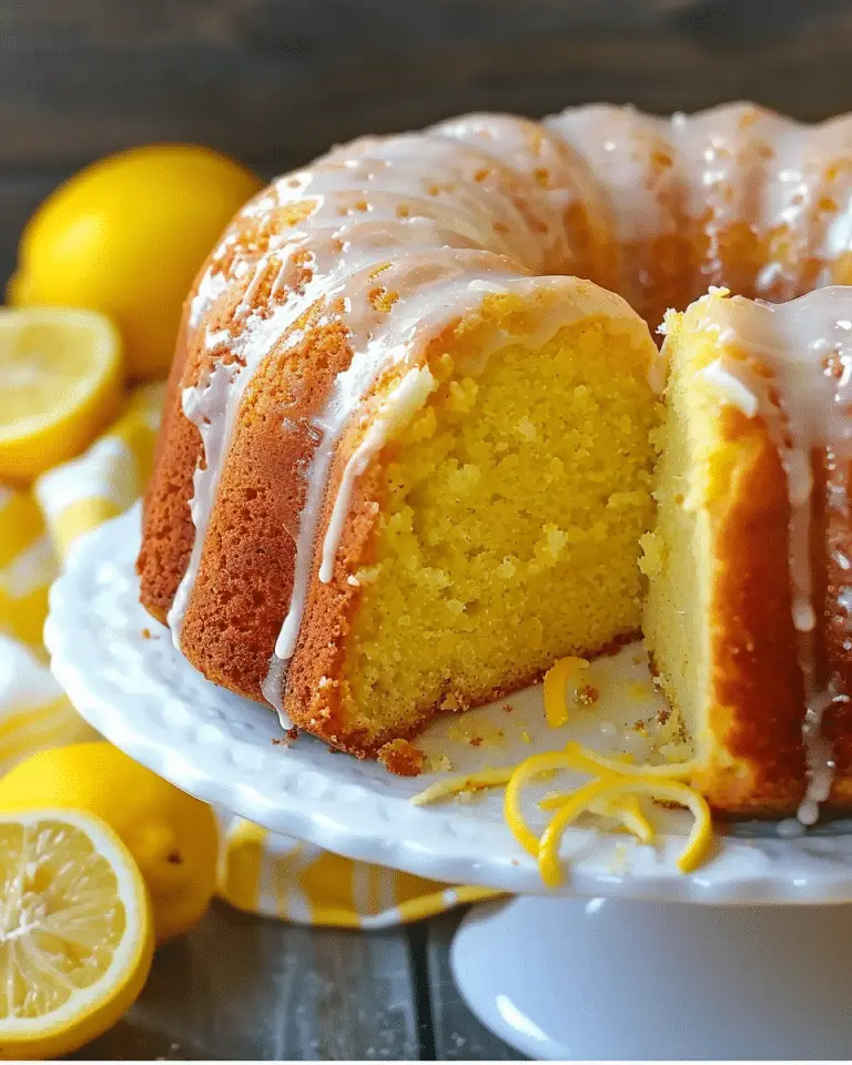 Italian Lemon Pound Cake - Recipes Smile