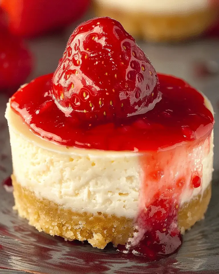 Mini Strawberry Cheesecakes - Recipes Smile