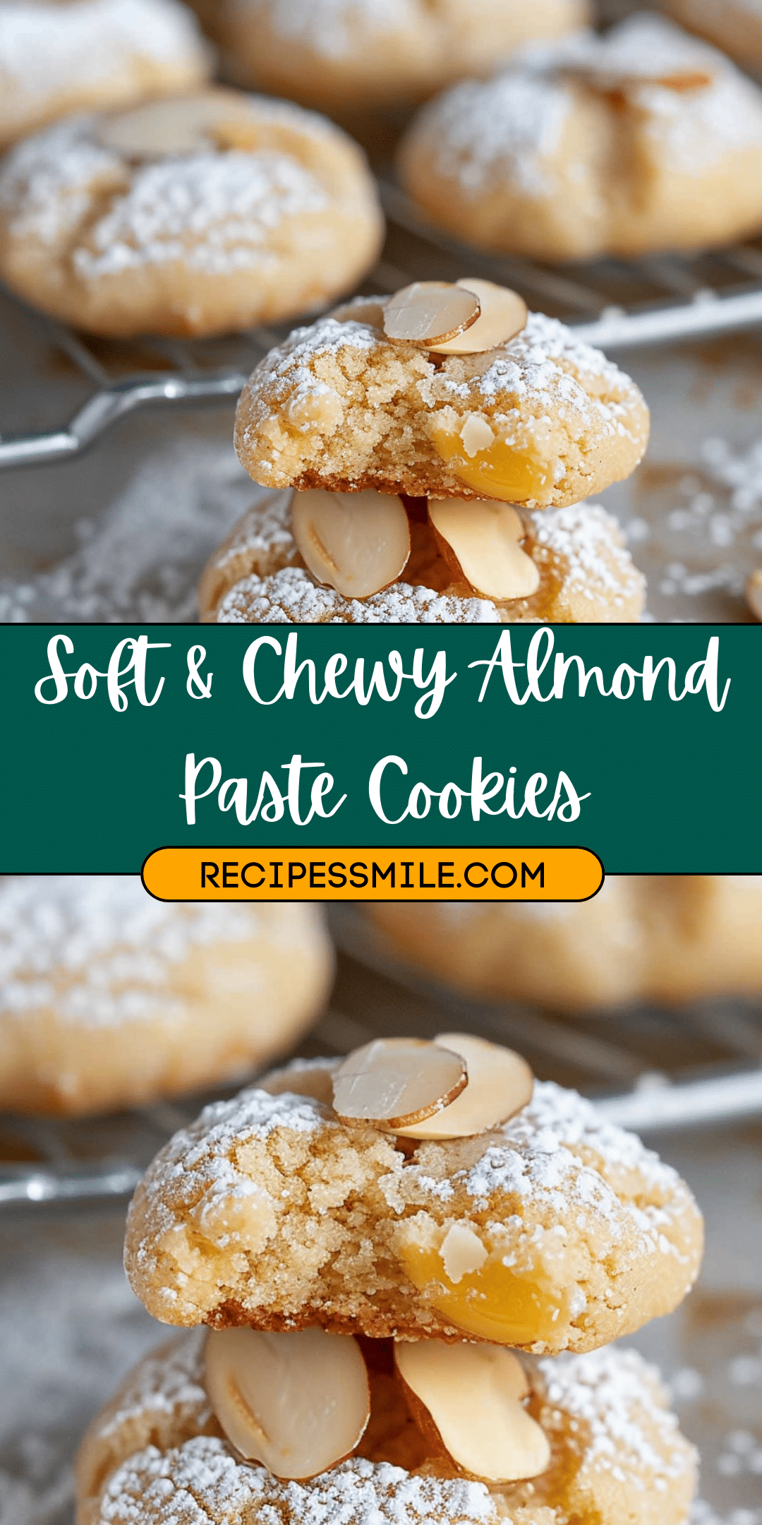 Soft & Chewy Almond Paste Cookies - Recipes Smile