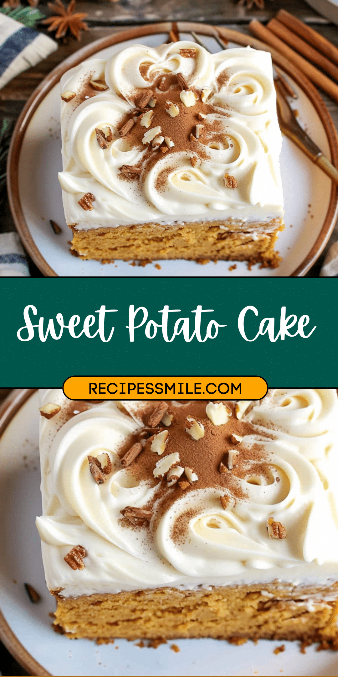 Sweet Potato Cake - Recipes Smile