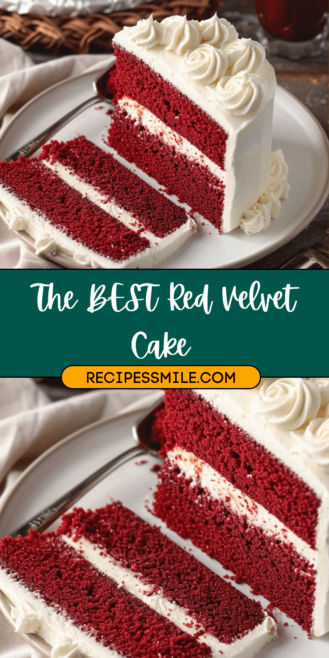 The BEST Red Velvet Cake - Recipes Smile