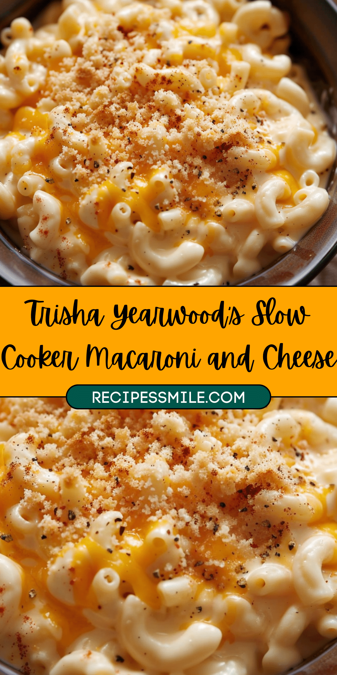 Trisha Yearwood's Slow Cooker Macaroni and Cheese - Recipes Smile