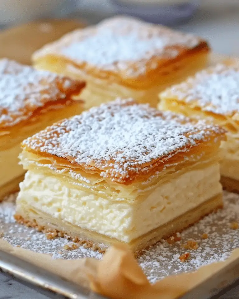 Vanilla Custard Cream Squares - Recipes Smile