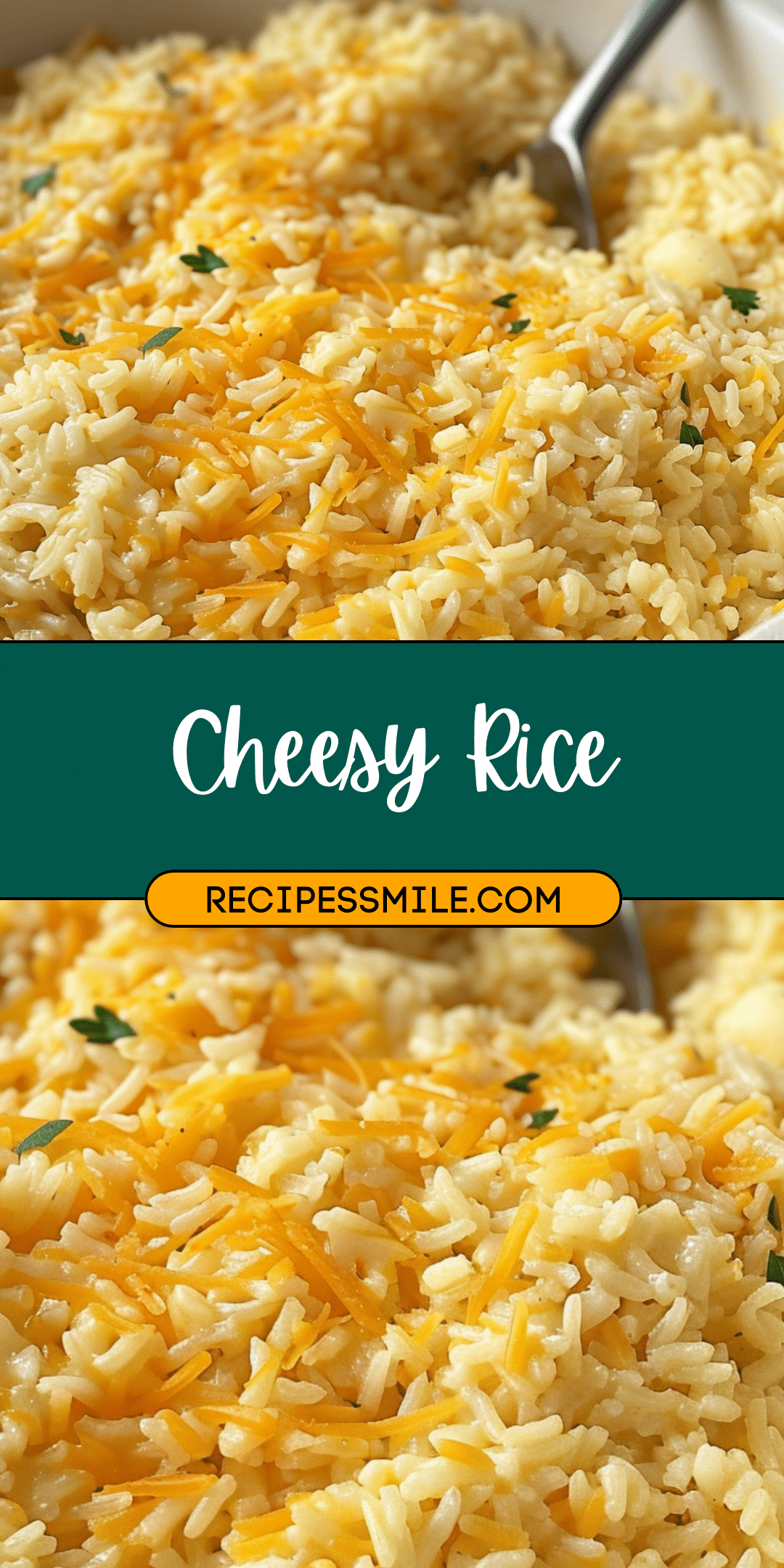 Cheesy Rice - Recipes Smile